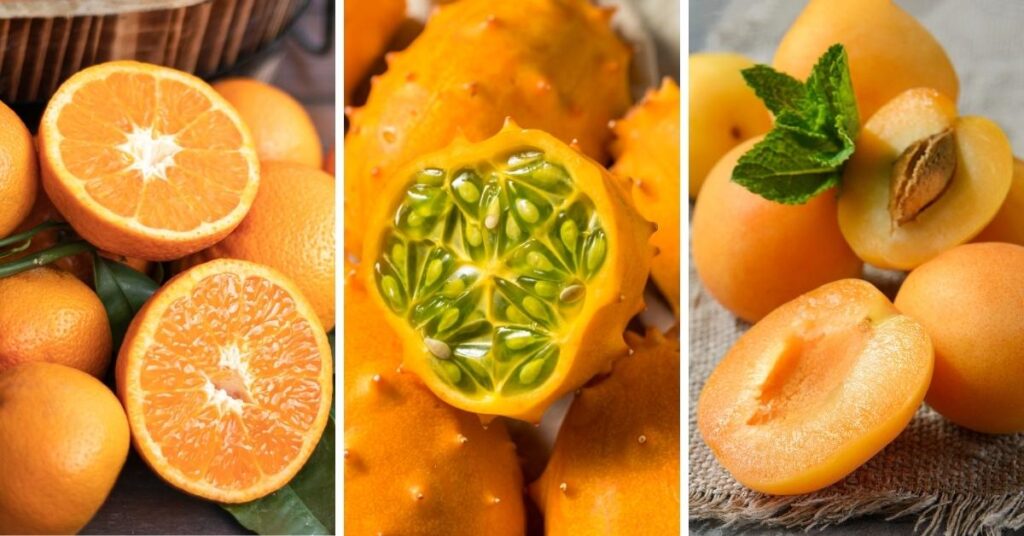 30 aliments orange (fruits, légumes et plus) - Cakes Paradise