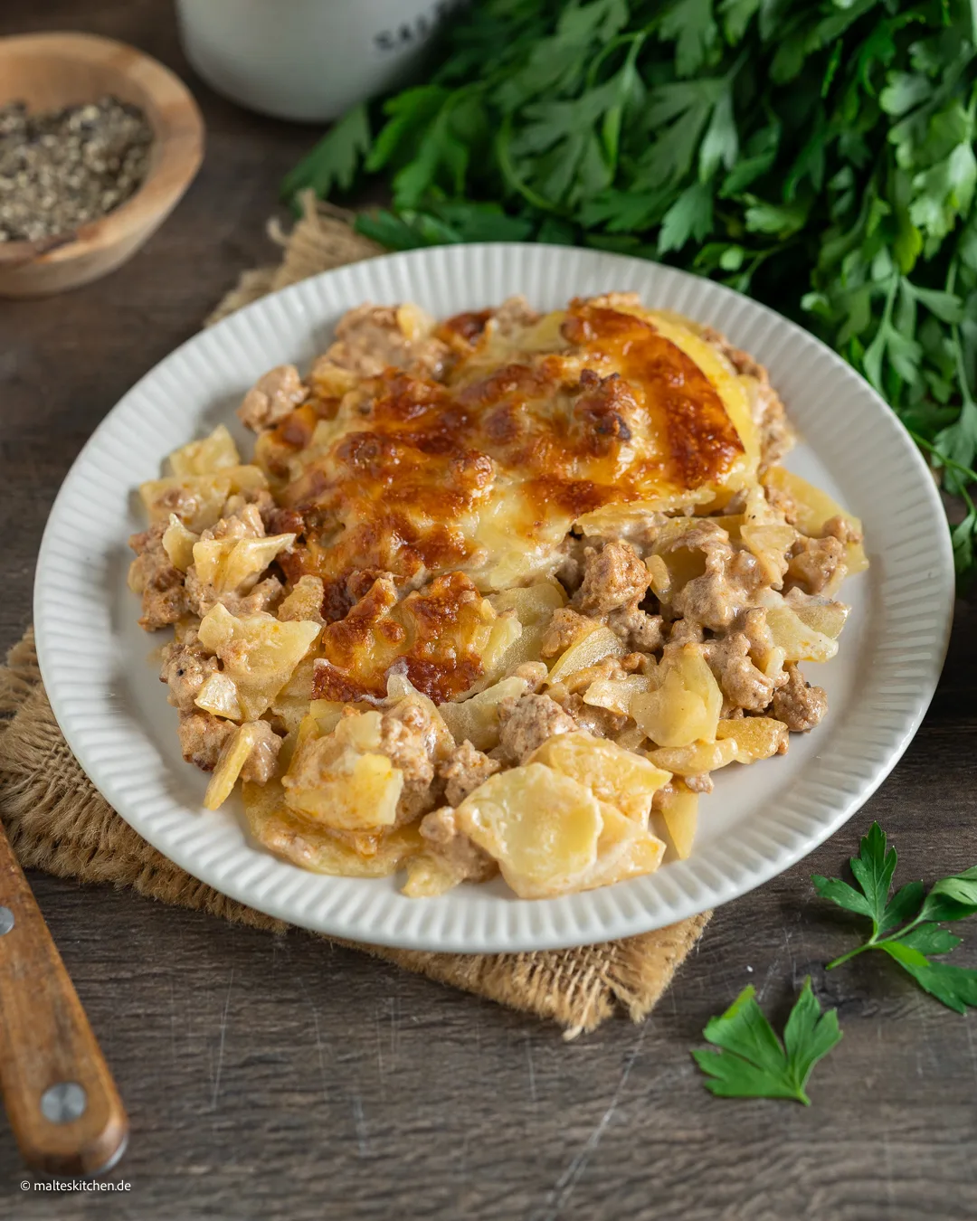 Casserole de viande de pomme de terre chaleureuse | Crémeux et ...